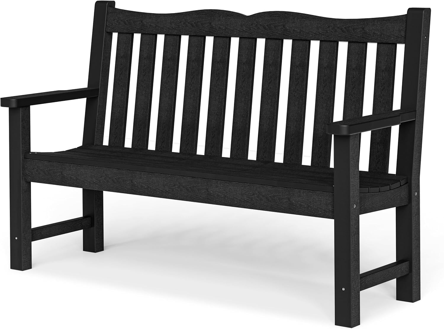 CHAUKY Outdoor Bench, 2-Person Garden Benches for Outdoors, All-Weather ...