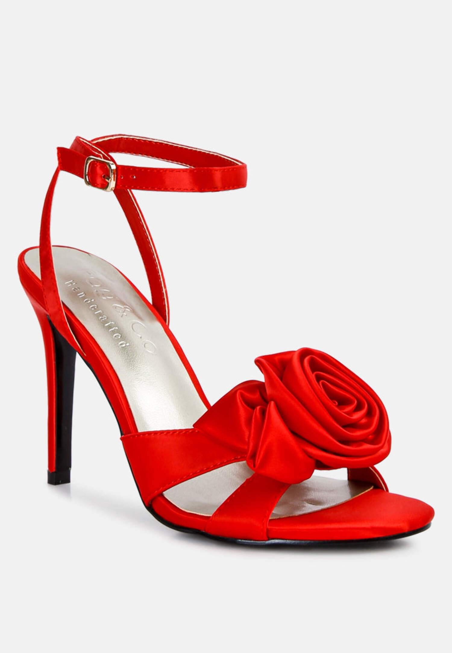 CHAUMET Red Rose Bow Embellished Sandals - Walmart.com