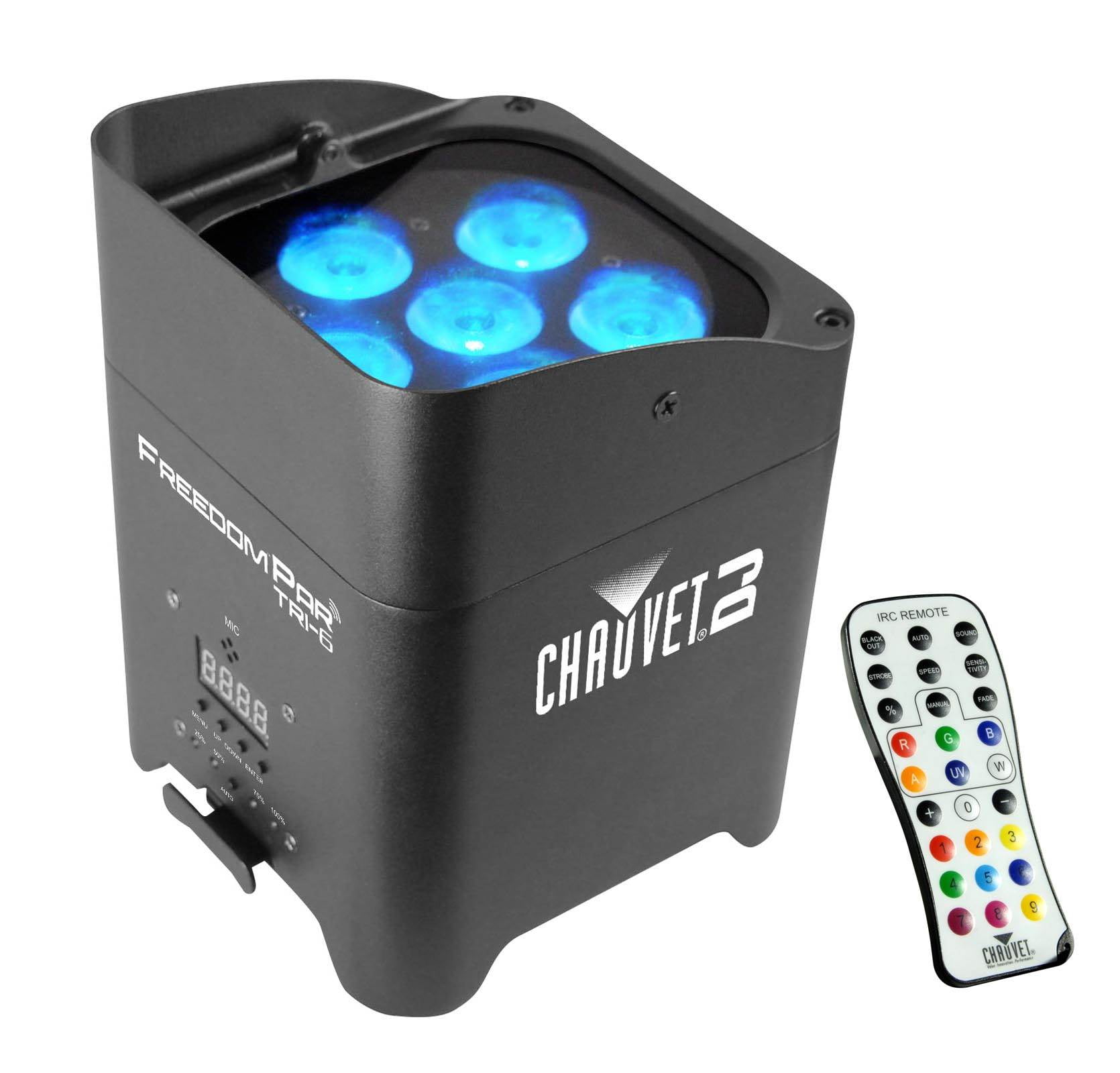 Chauvet Freedom Par Tri-6 Wireless Battery-Powered LED Par Light ...