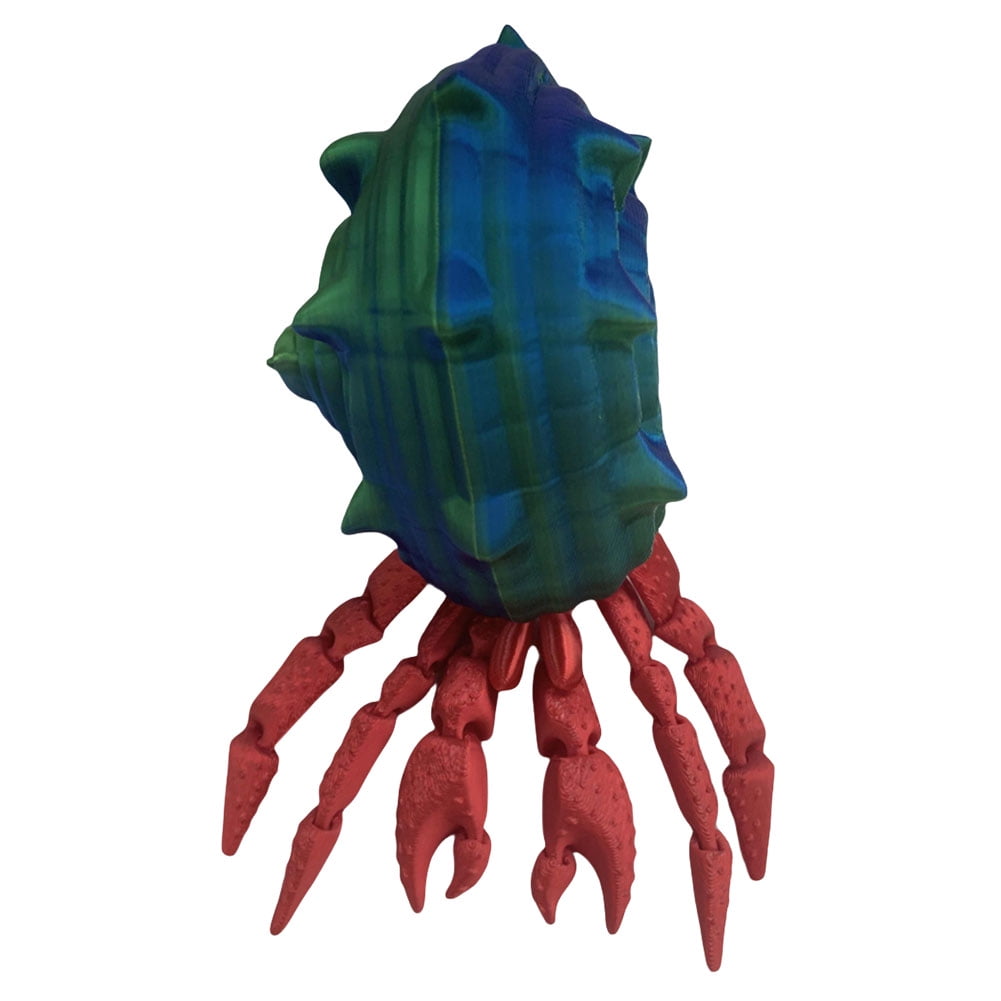 CHAXIN 3D Printed Hermit Crab Fidget, Dynamic Animals Toy, Full ...