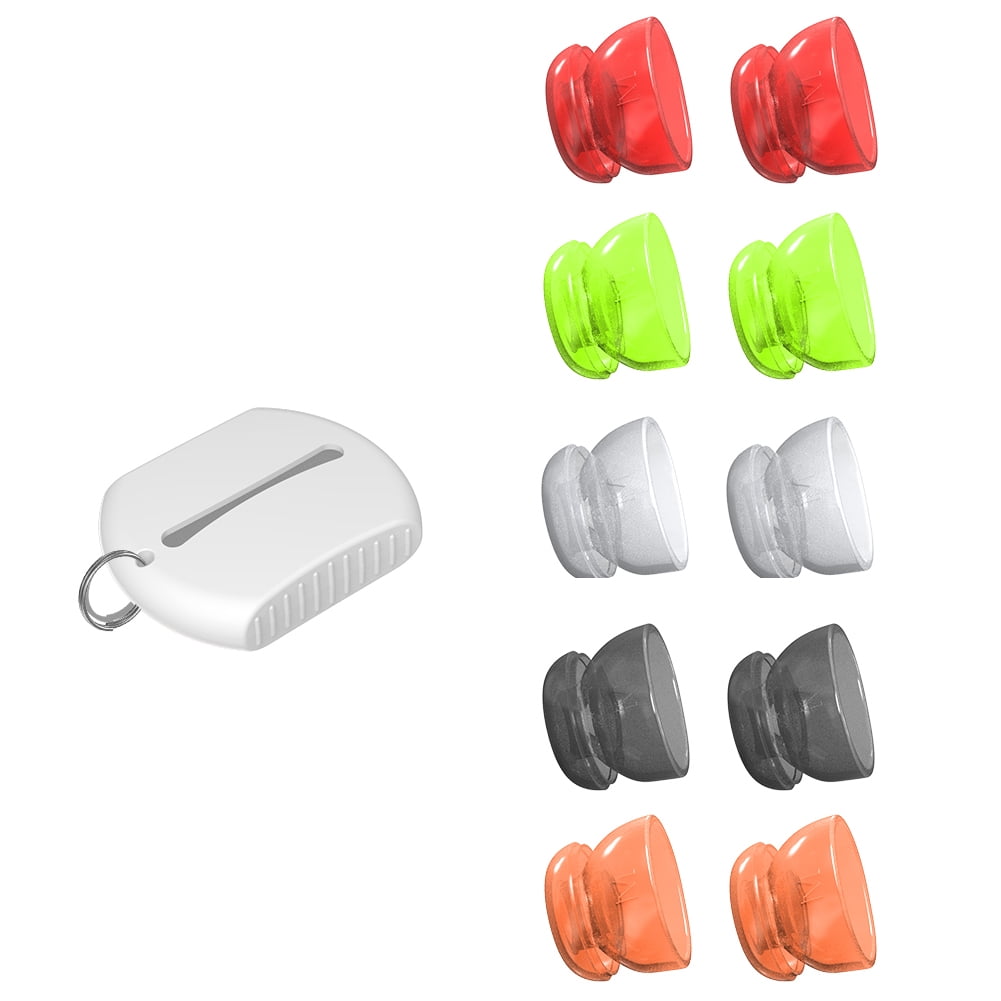 CHAXIN 5 Pairs Earplug Ear Tips with Storage Sleeve TPE Earbuds Covers ...