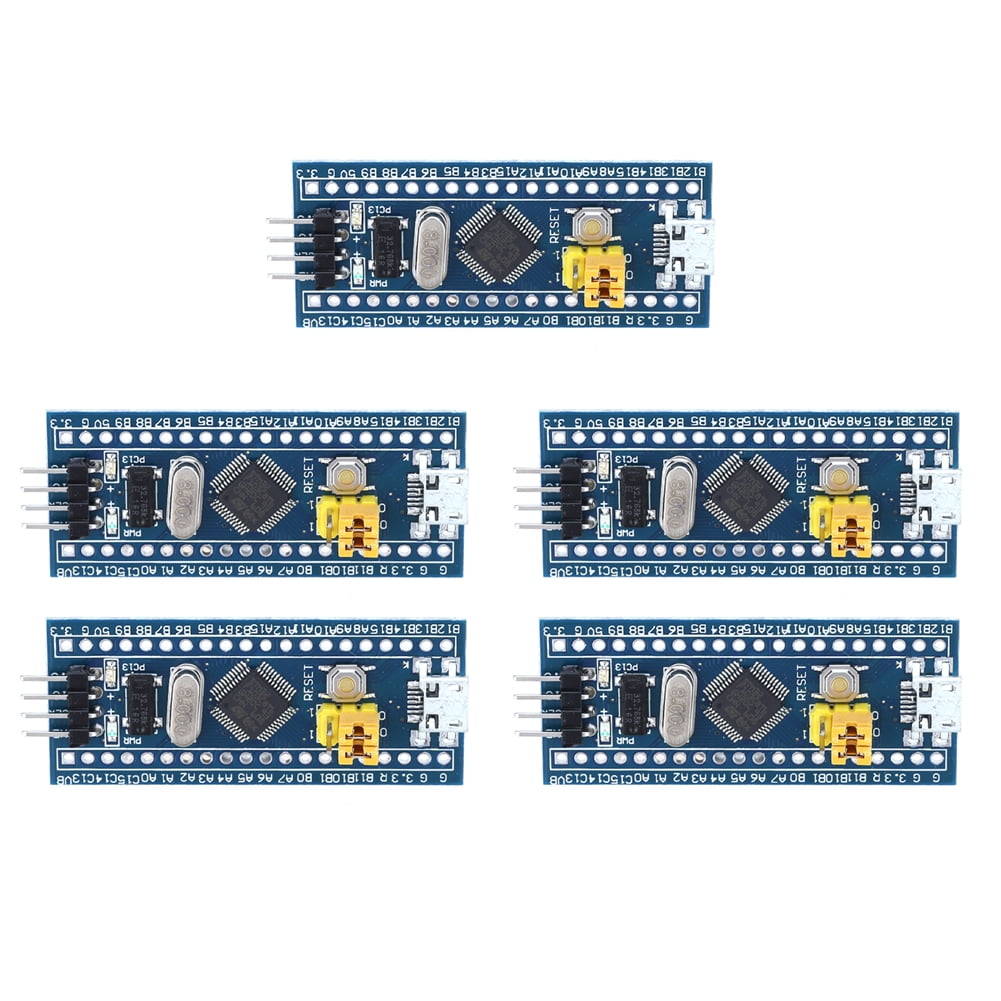 CHAXIN 5 Pcs STM32F103C8 Arm STM32 Minimum System Development Board Module Mini USB Minimum ...