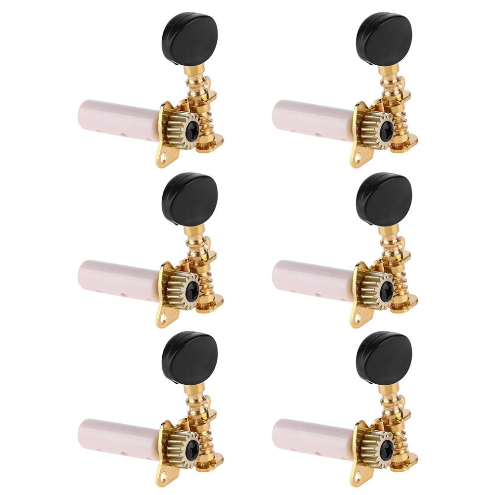CHAXIN 6pcs Open Machine Heads String Tuners Tuning Pegs for Classic ...