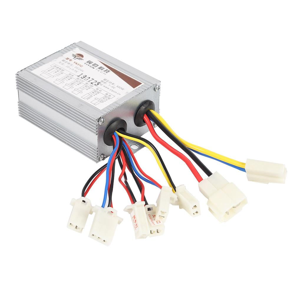 CHAXIN Aluminum Alloy Brushed Motor Speed Controller Box DC 24V/36V/48V ...