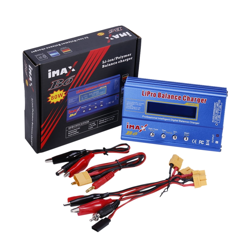 CHAXIN IMAX B6 Battery Charger LCD Dispaly Aircraft Model Charger ...