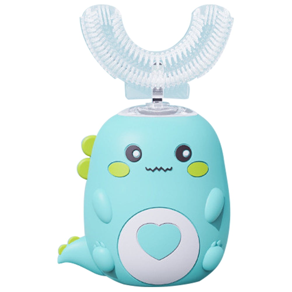 CHAXIN Kids Electric Toothbrush 3 Cleaning Modes U-Shaped Ultrasonic ...