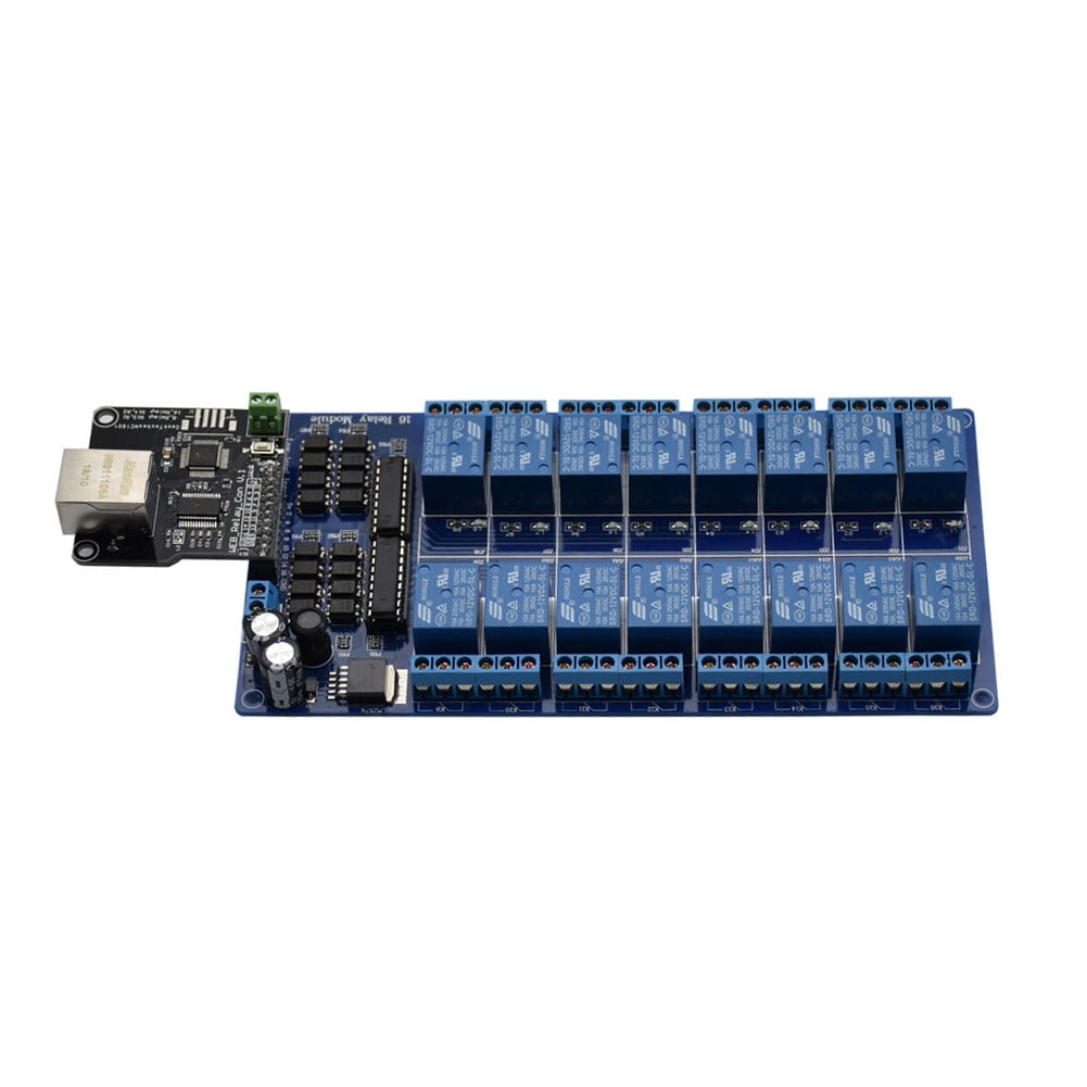 CHAXIN NC1601 Ethernet Control Module Lan Wan Network Web Server RJ45 Controller Board - Walmart.com