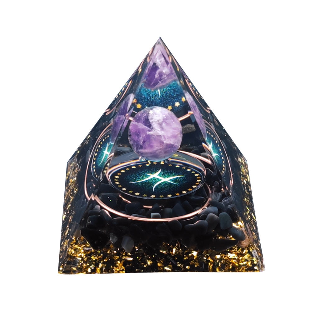 CHAXIN Natural Pyramid Crystals Constellation Reiki Chakra Energy ...