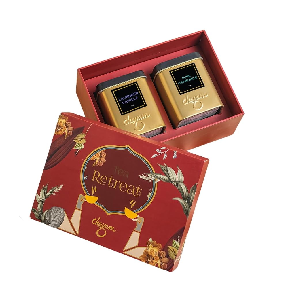 CHAYAM Floral Tea Set DEF29 | Wellness Herbal Tea Gift Box - Lavender ...