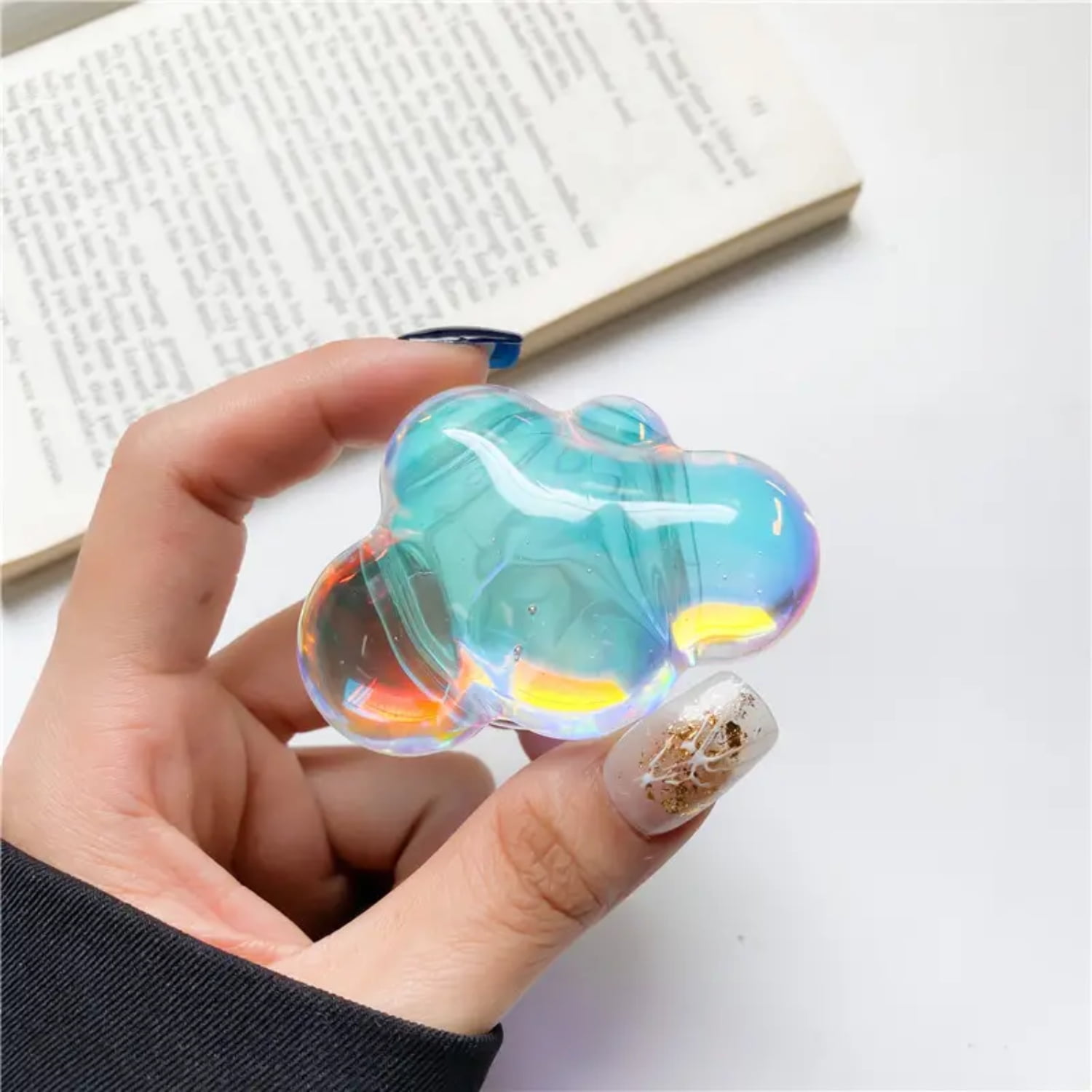 CHAYYAN Cute and Adorable 3D Cartoon Aurora Bear Mobile Phone Finger ...