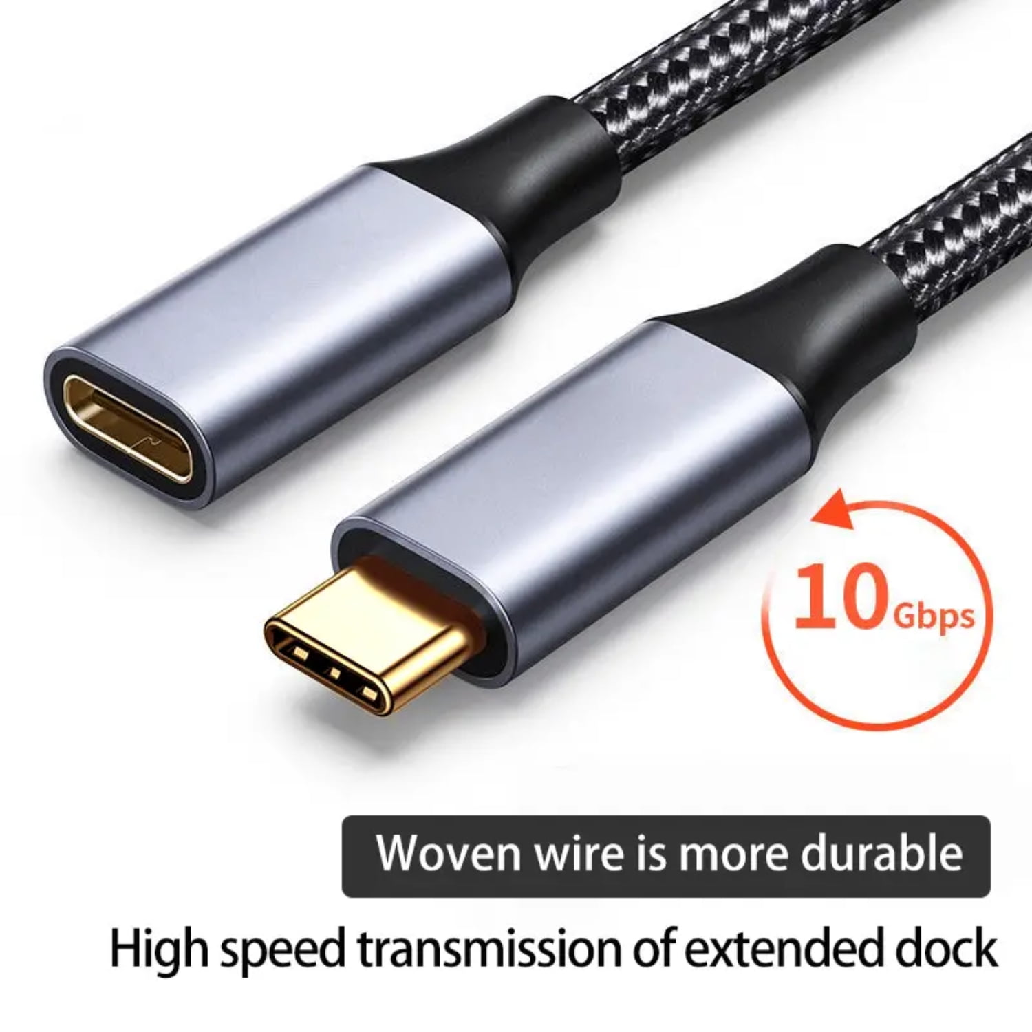 CHAYYAN High Quality 10gb Type-C Male To Female USB-C 3.1 Extension ...