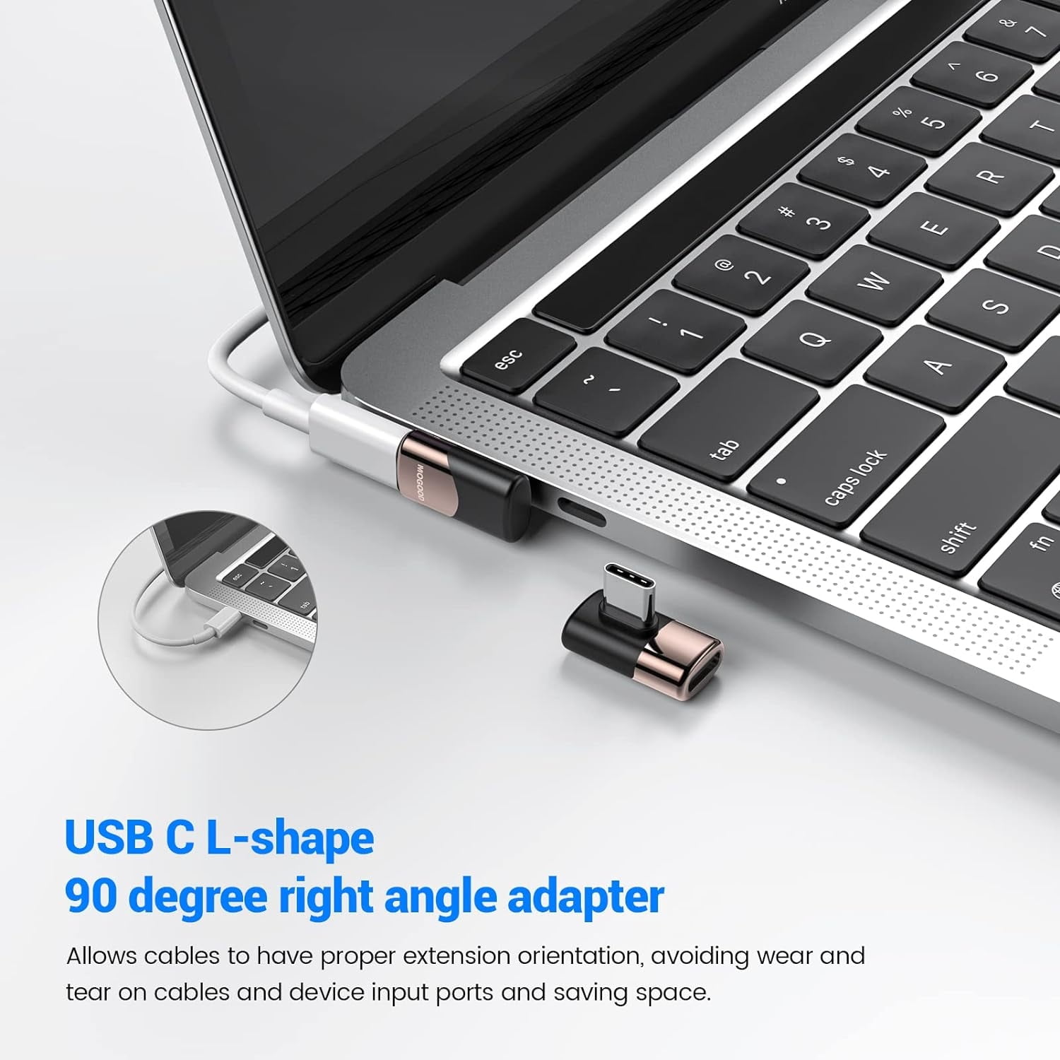 CHAYYAN High-quality USB Type C Thunderbolt 90 Degree Right Angle ...