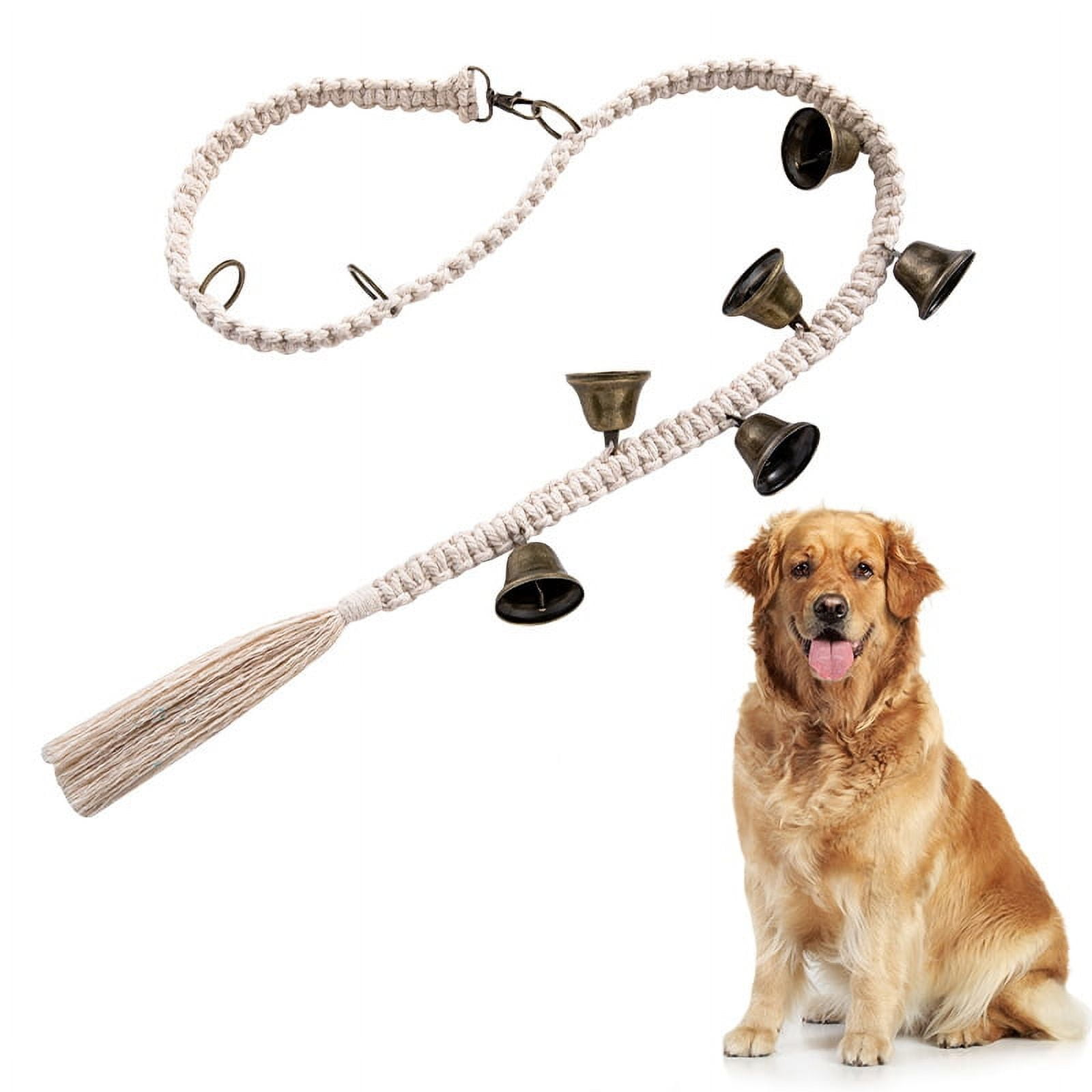 CHBORLESS Dog Doorbells Cotton Rope Puppy Bells for Door Potty Training ...