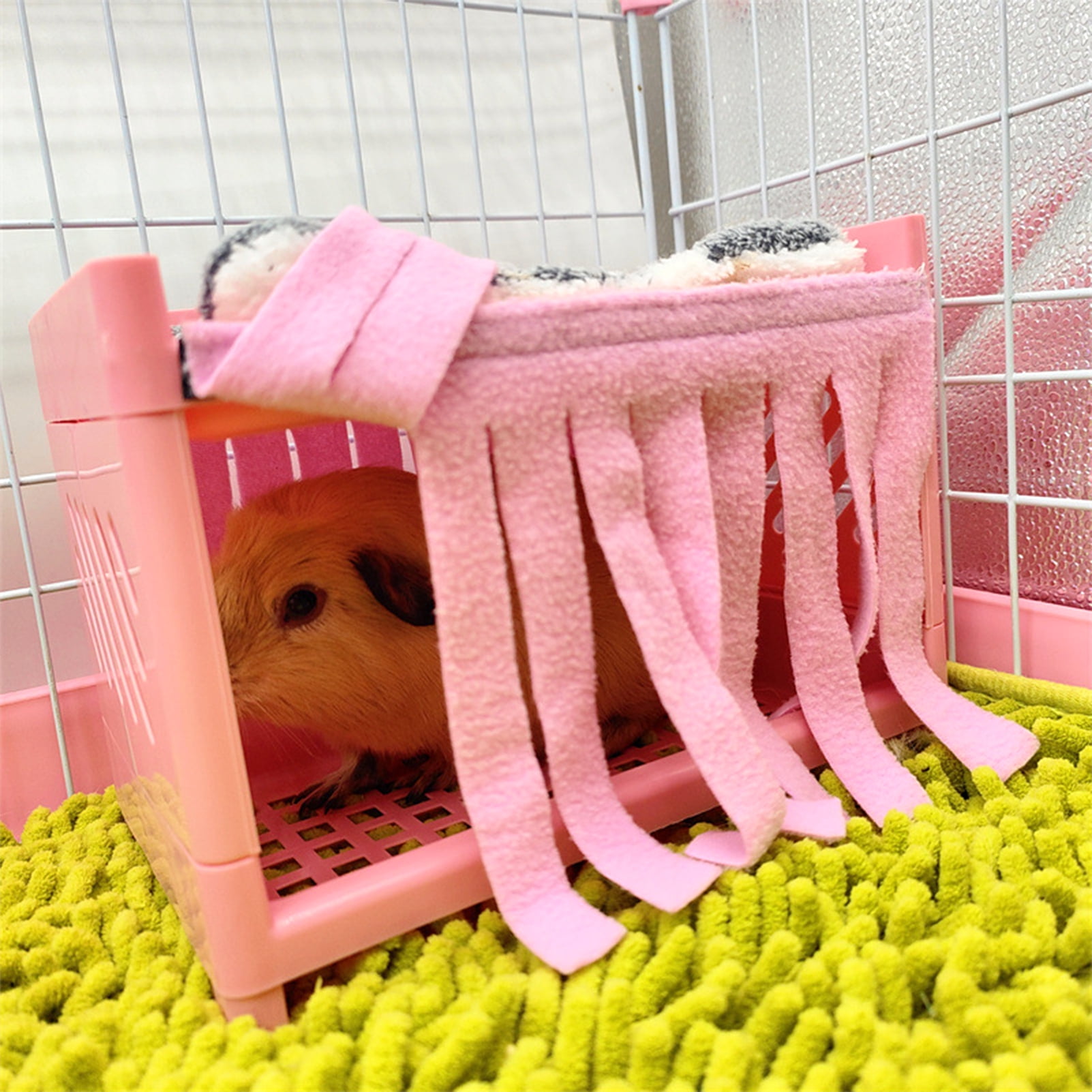 CHBORLESS Guinea Pig Bunk Bed, Hamster Hideout, Detachable Small Animal ...