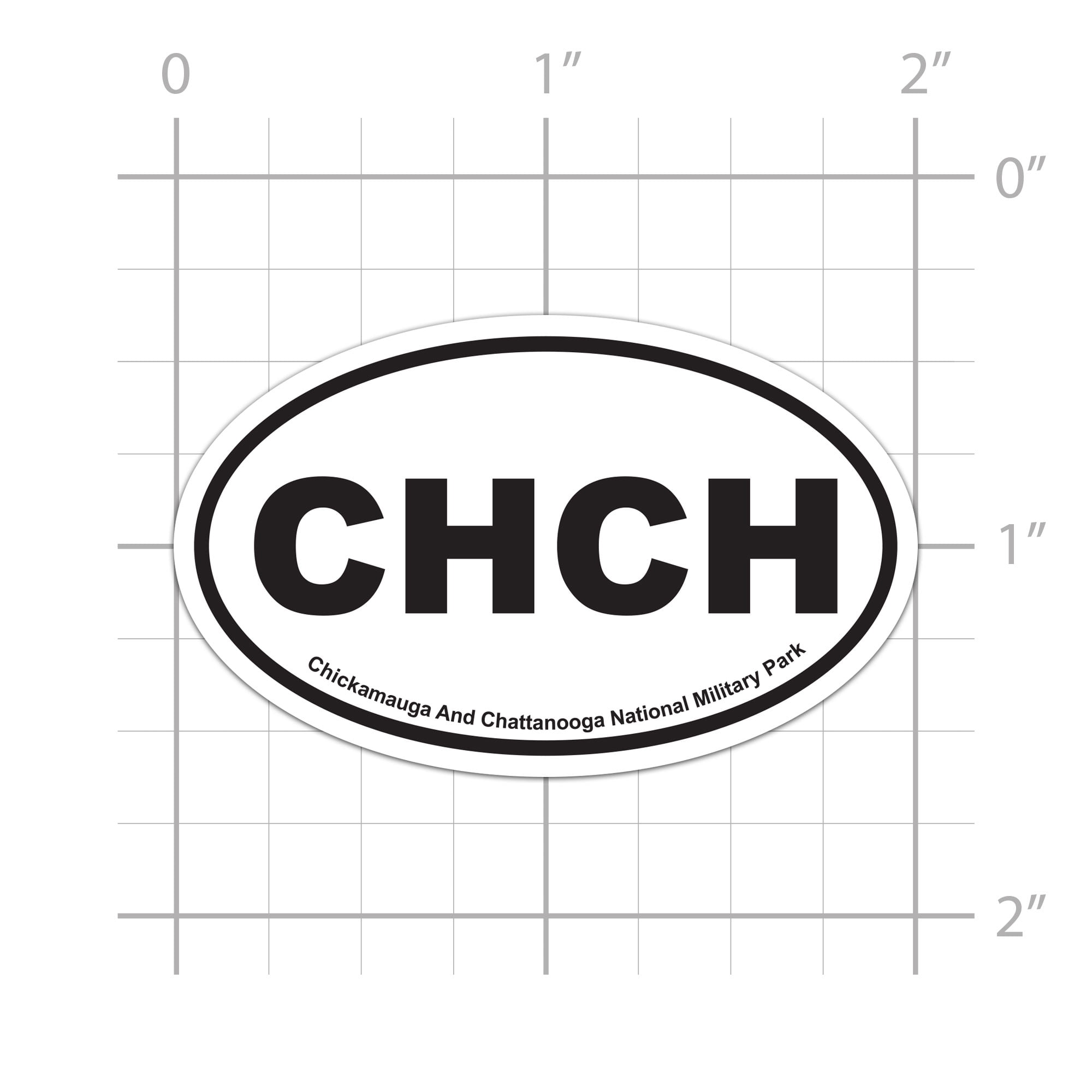 CHCH Chickamauga And Chattanooga National Military Park Sticker for ...