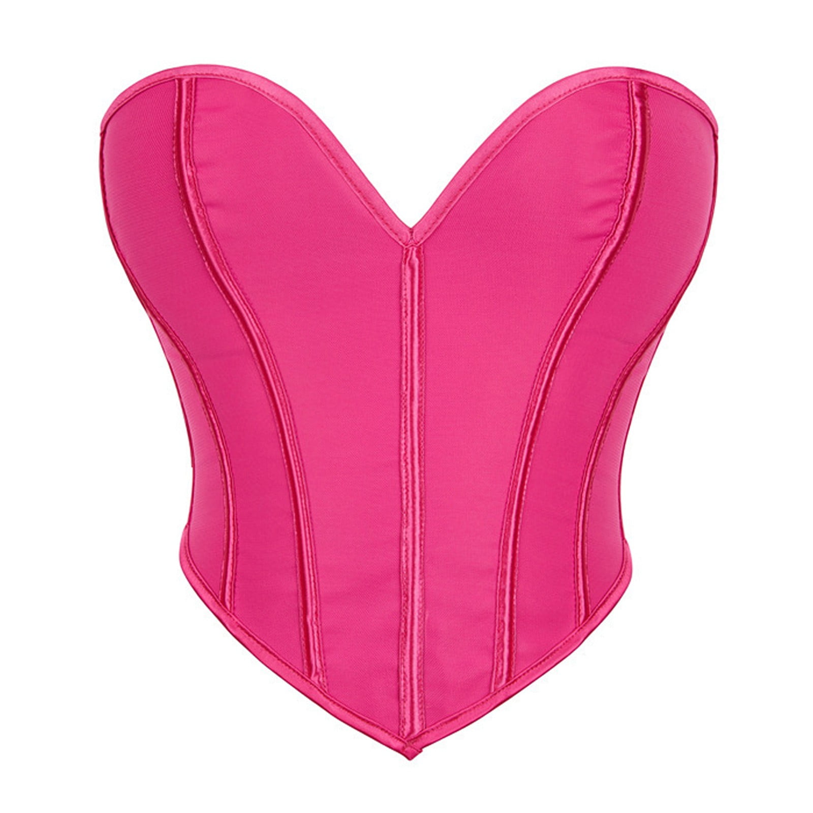 CHCNHAC Corset Tops for Women Vintage Flattering Lace Up Corset ...