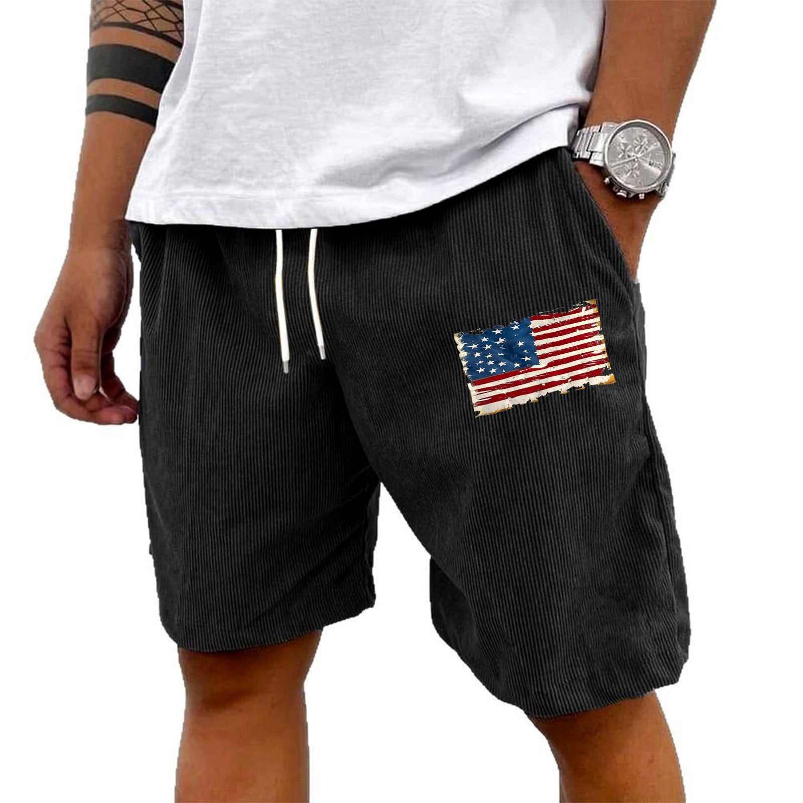 CHCNHAC Fourth Of July Summer Shorts for Men 1776 Independence Day ...