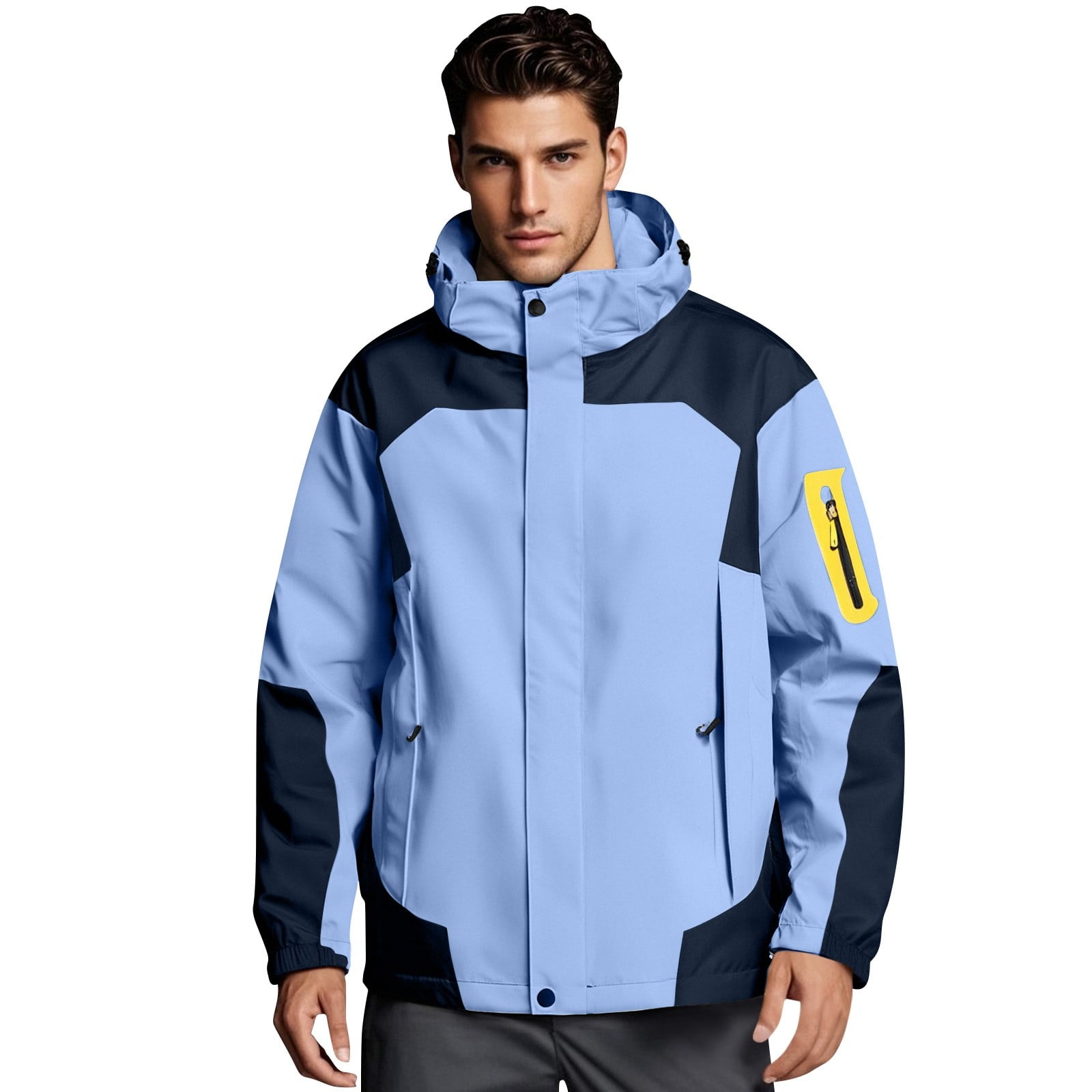 CHCNHAC Mens Light Jackets Lightweight Windproof Waterproof Raincoats ...