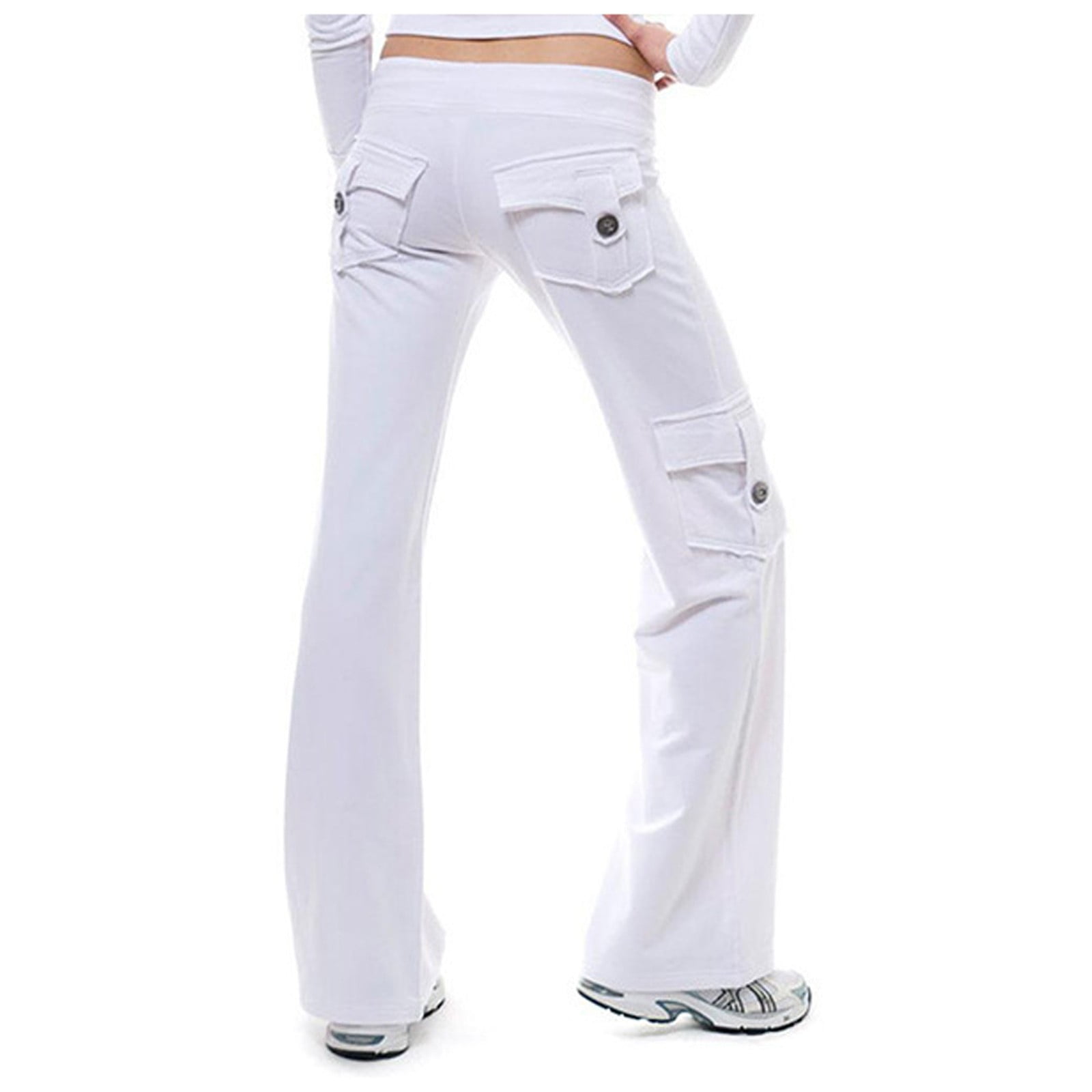 CHCNHAC Summer Pants for Women 2025 Vacation Loose Fit High Waisted ...