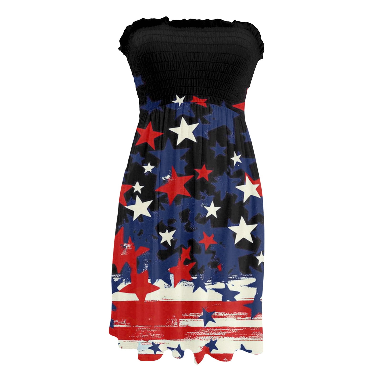 CHCNHAC Tube Dresses for Women Independence Day Elegant Dresses ...