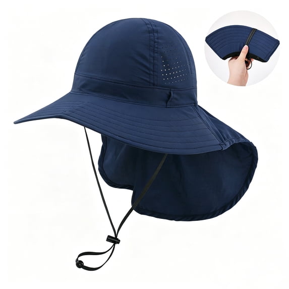 CHCNHAC Womens Sun Hat UV Protection, Foldable Waterproof Wide Brim ...