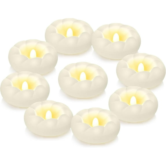 CHE-24pack Flameless Led Floating Candles, 3\u201d Plastic Tealights ...
