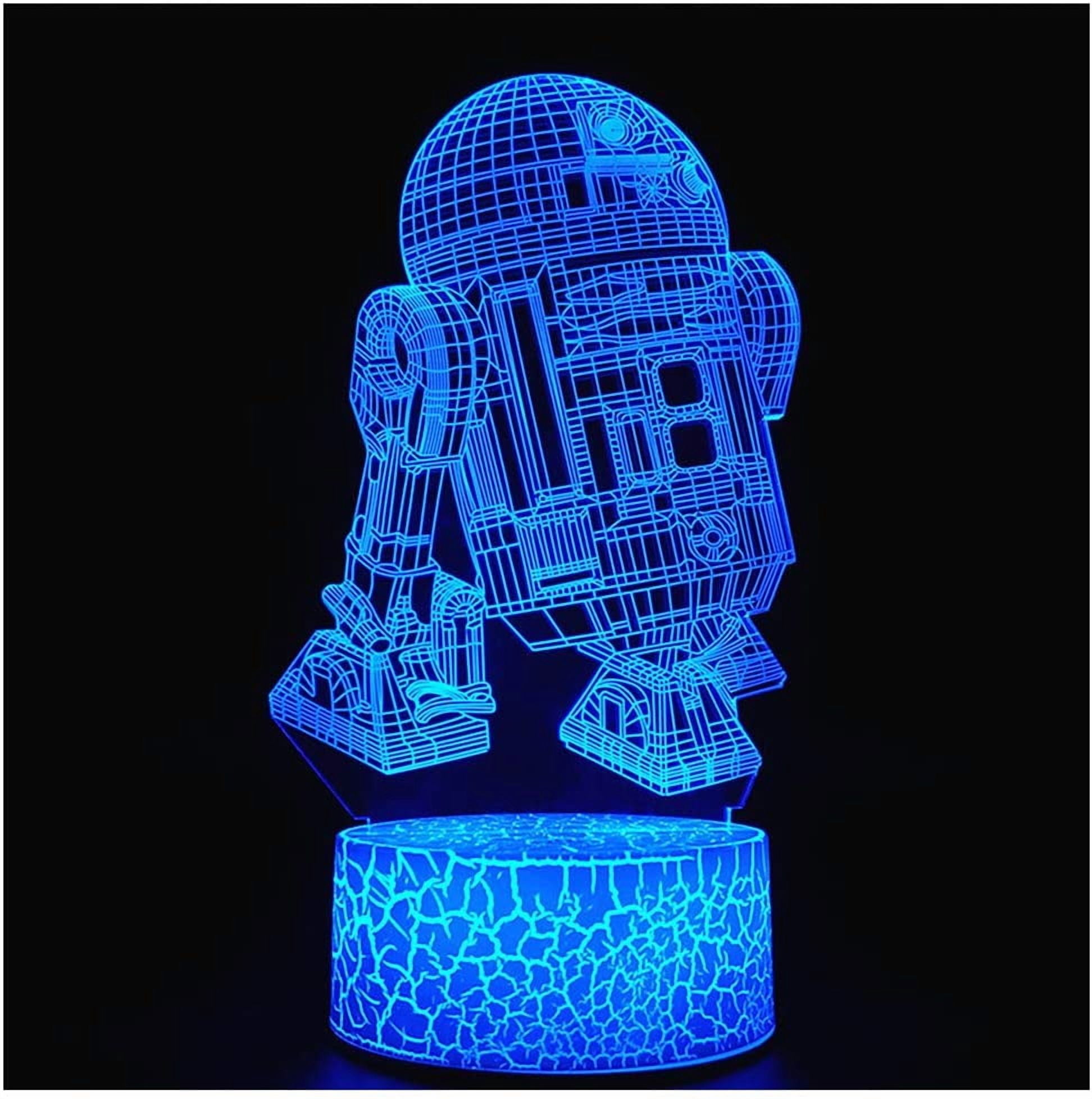 CHE-3D Optical Illusion Night Light, Visual Creative LED Desk Lamp ...