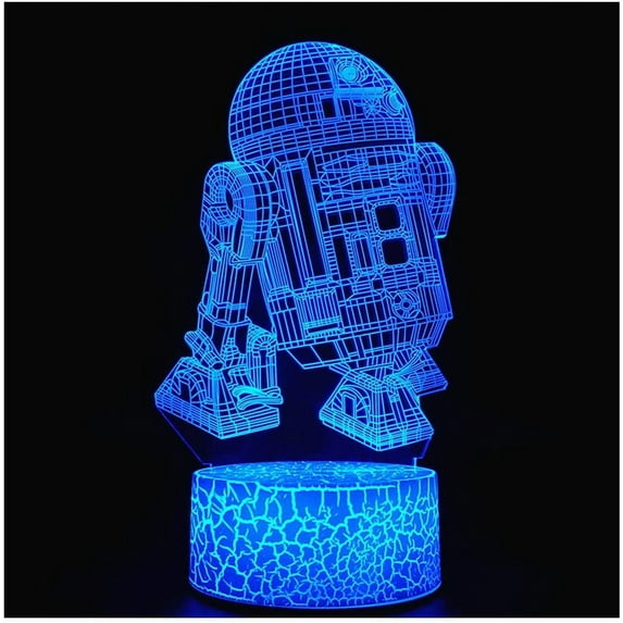 CHE-3D Optical Illusion Night Light, Visual Creative LED Desk Lamp ...