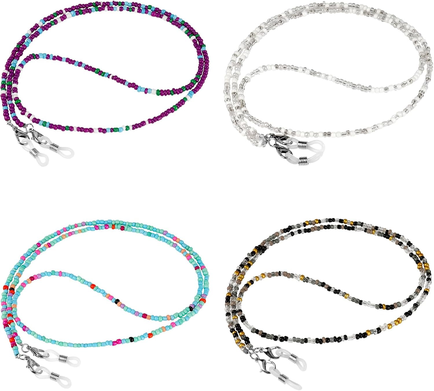 CHE-4-10 Pcs Eyeglass Chains for Women Eyeglasses String Holder Glasses ...