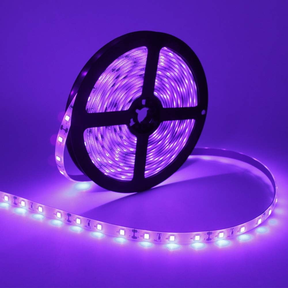 CHE-50ft LED Black Light Strip Kit, 900 Units Lamp Beads,IP65 ...
