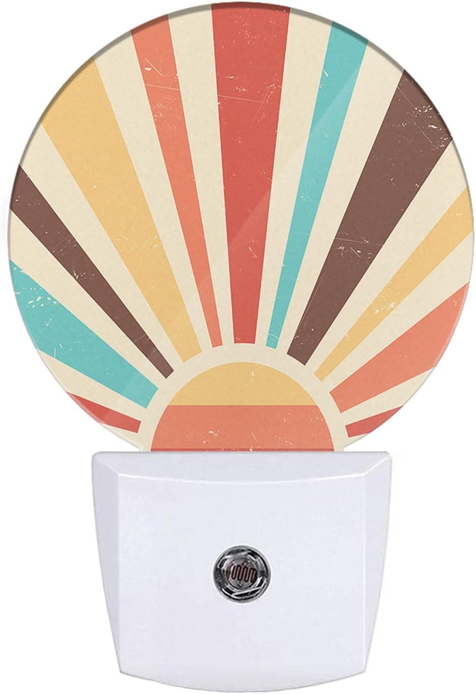CHE-Boho Sun Night Lights Plug into Wall Abstract Sunshine Mid Century ...