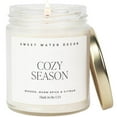 CHE-Cozy Season Soy Candles - Fall Candles with Woods, Warm Spice, and ...