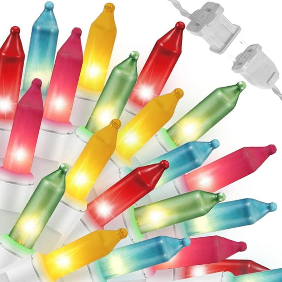 CHE-Easter String Lights,Super-Bright Extendable 100 Count 19.6FT White ...