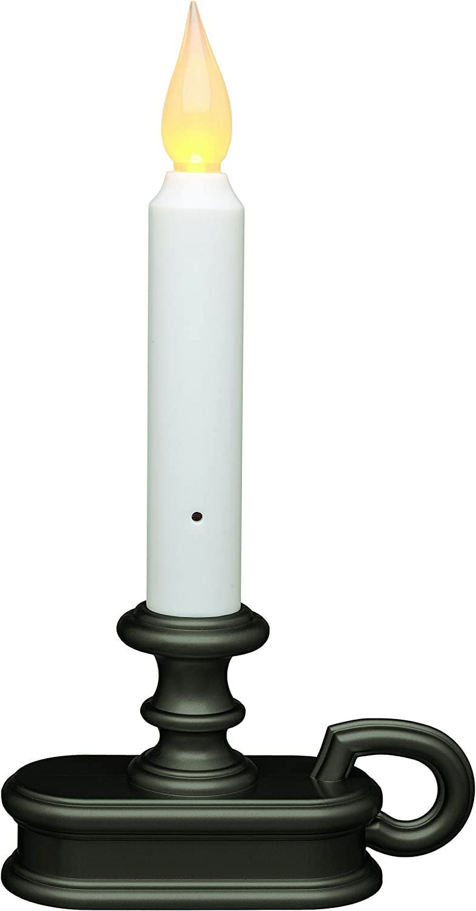 CHE-FPC1215A Battery Operated 9 Inch Window Candle with Handled Base ...