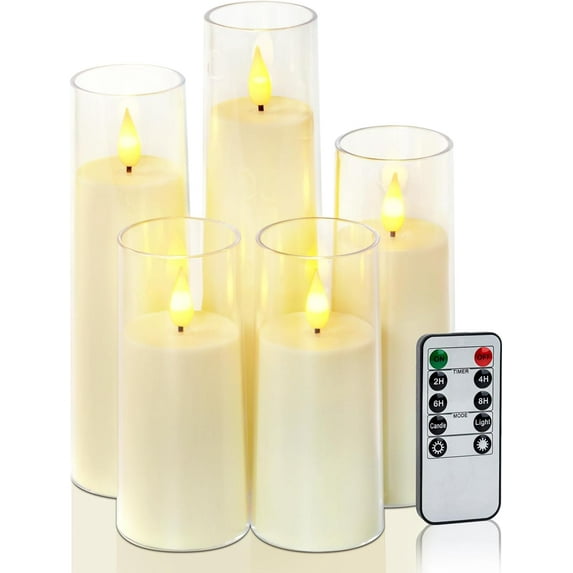 CHE-Flameless Candles Battery Operated, LED Candles with Remote and ...