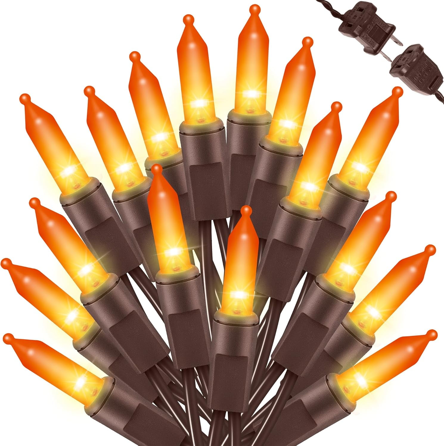 CHE-Halloween String Light,100 Count Incandescent Mini String Light in ...