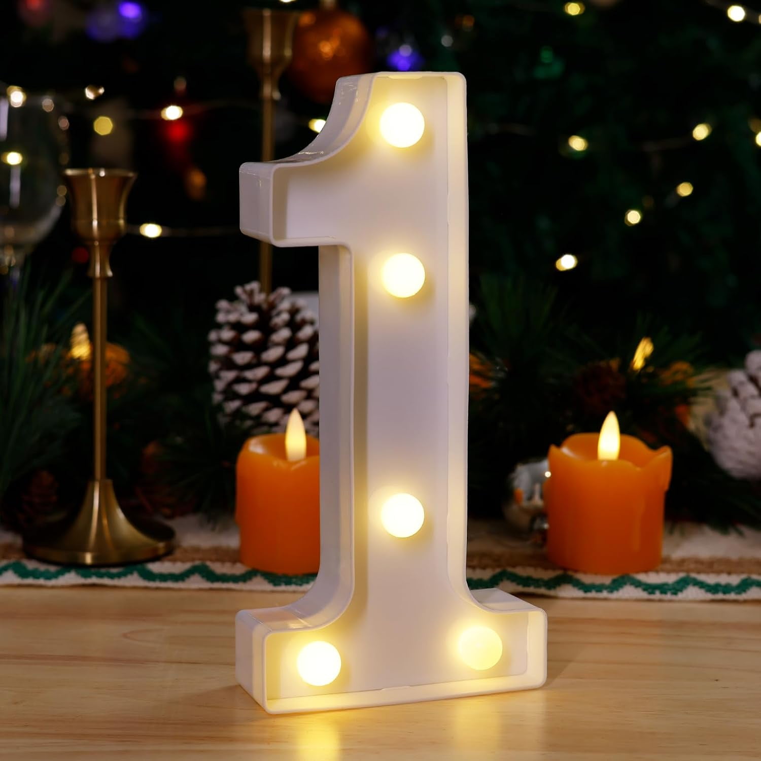 CHE-LED Light Up Marquee Letters, Battery Powered Decorative LED Letter ...