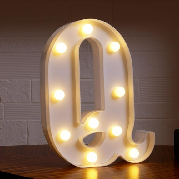 CHE-Led Marquee Letters, 26 Alphabet Light Up Letters, Small Led Letter ...