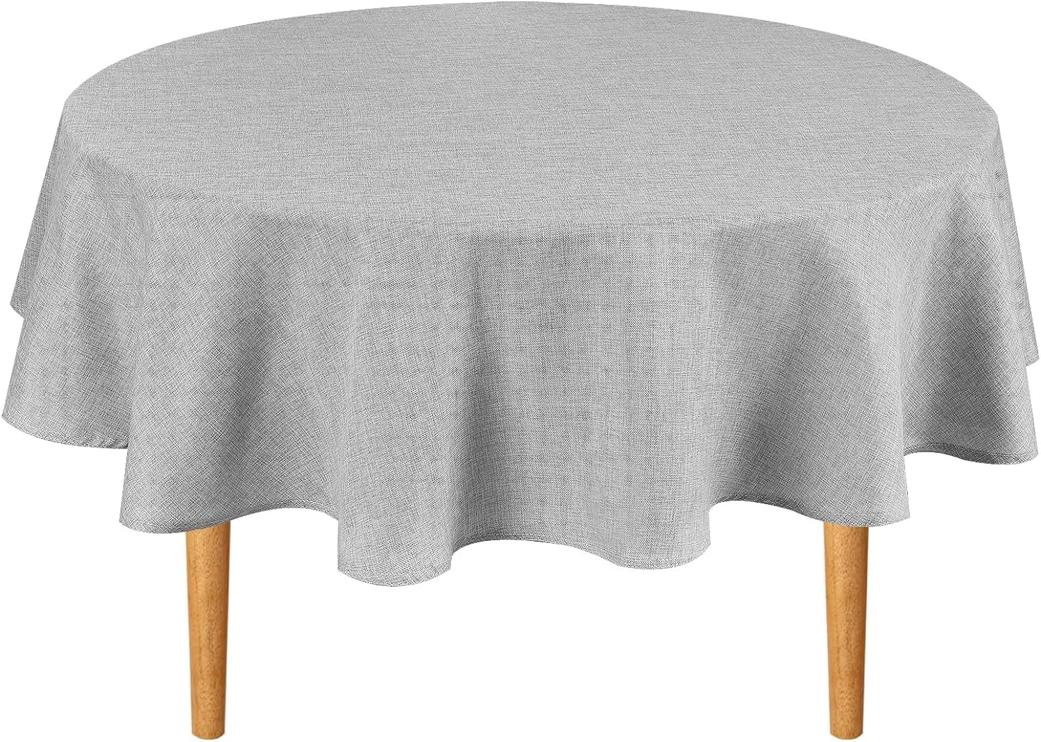 CHE-Round Table Cloth 30 Inch Linen - Wrinkle and Stain Resistant ...