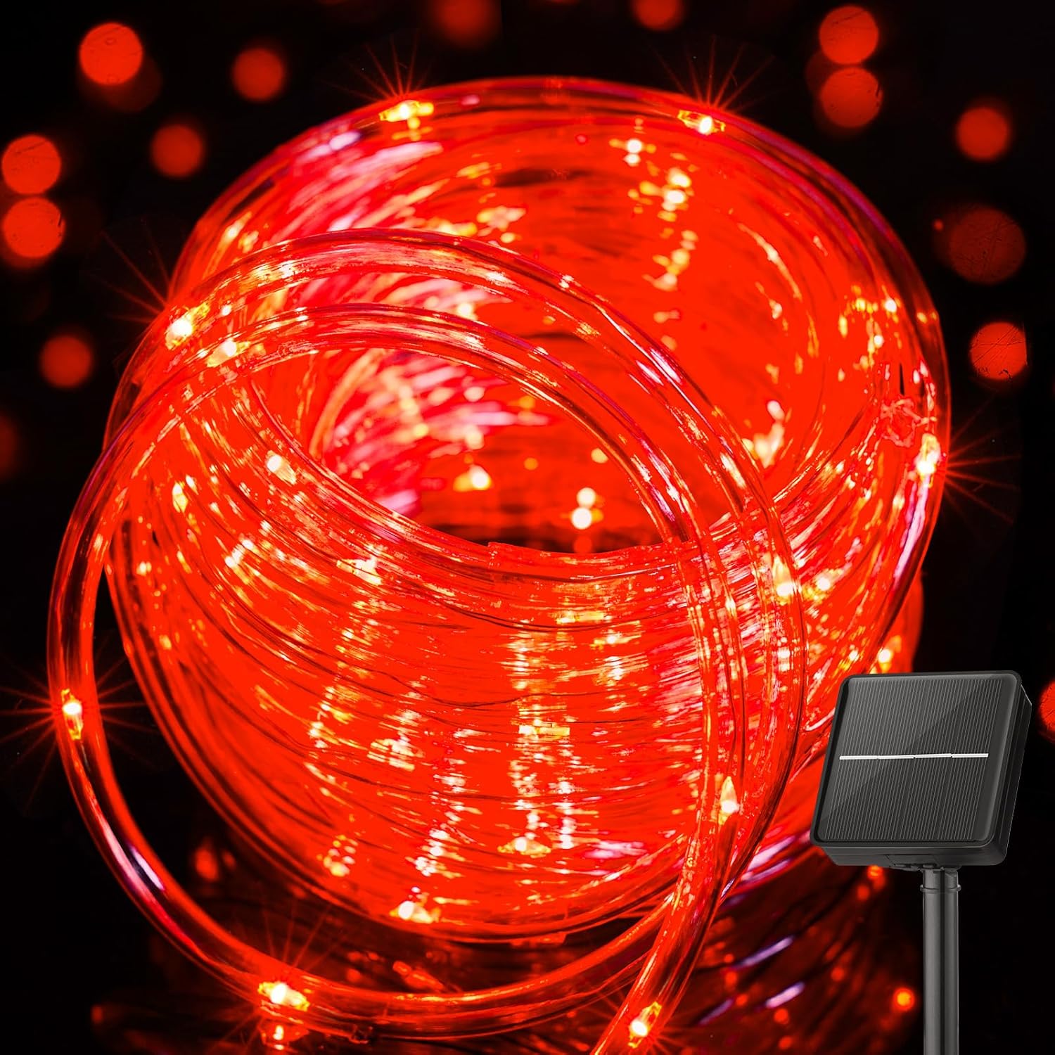 CHE-Solar String Lights Outdoor, 39FT 100 LED Valentine String Lights ...