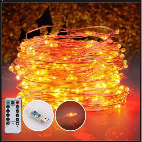 CHE-String Lights, USB Fairy Lights Plug in 33 ft 100 LED Twinkle ...