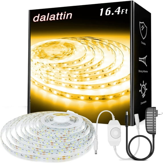 CHE-Warm White LED Strip Lights, 3000K Tunable Soft White Light Strip ...