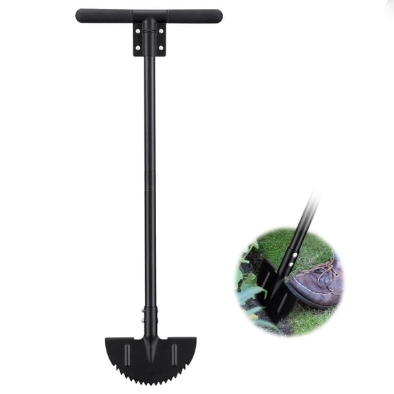 CHEASYOU Lawn Edger Tool, 37 inch Manual Lawn Edging Cutter with Saw ...