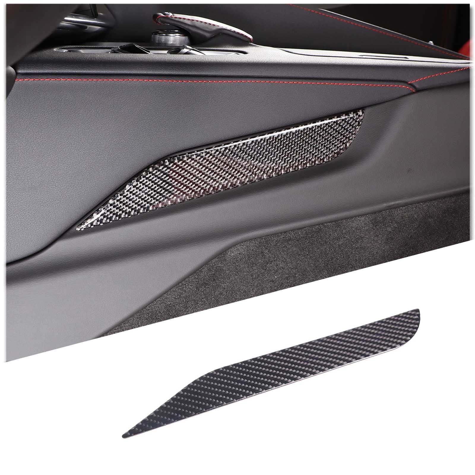 CHEAYAR 3D Carbon Fiber OIF8 Car Gear Shift Left & Panel Trim Sticker ...