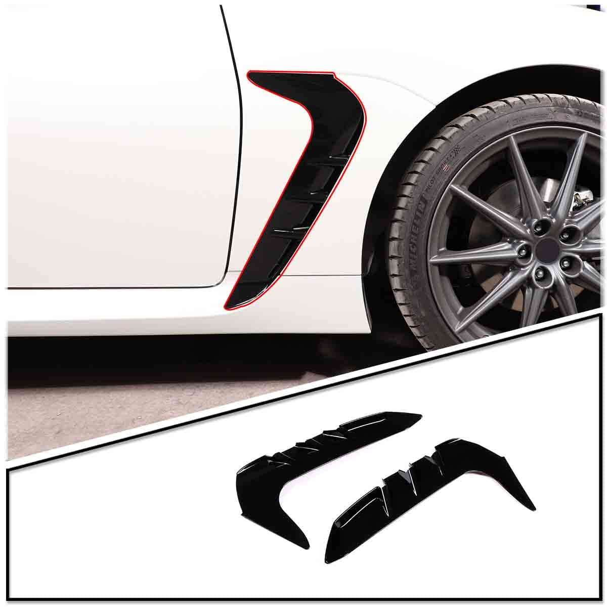 CHEAYAR Car Front Fender MMF7 Side Air Flow Fender Cover Trim ...