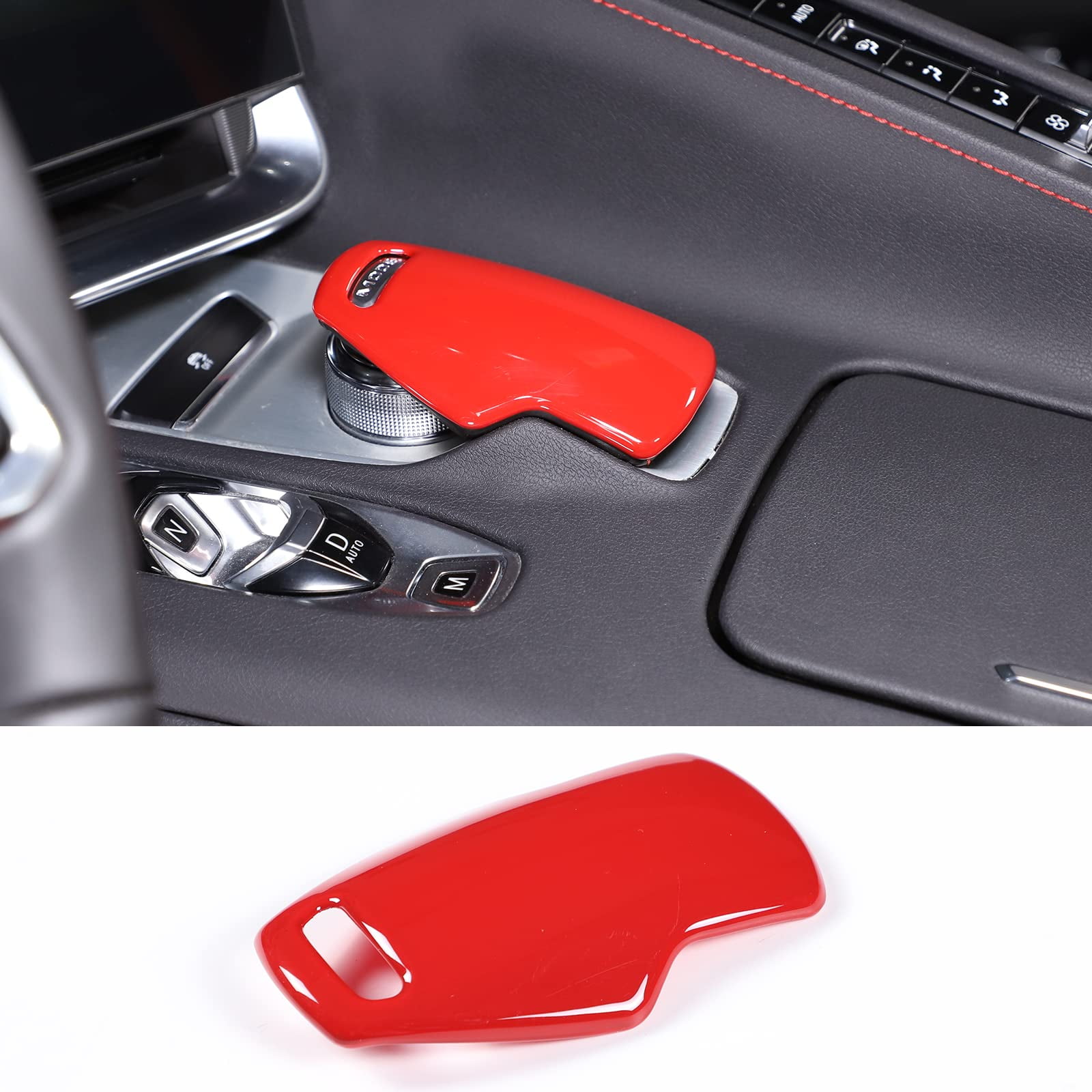 CHEAYAR Gear Shift Knob Head Cover Compatible with Corvette C8 Z06 Z51 ...