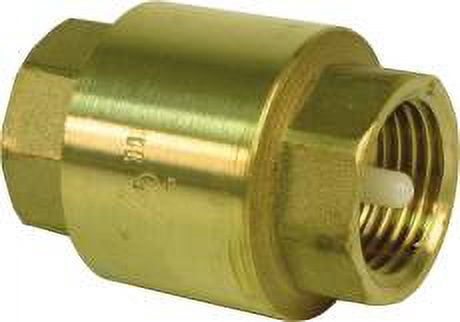 CHECK VALVE IN-LINE, 1" FIP, LEAD FREE per 3 Each - Walmart.com