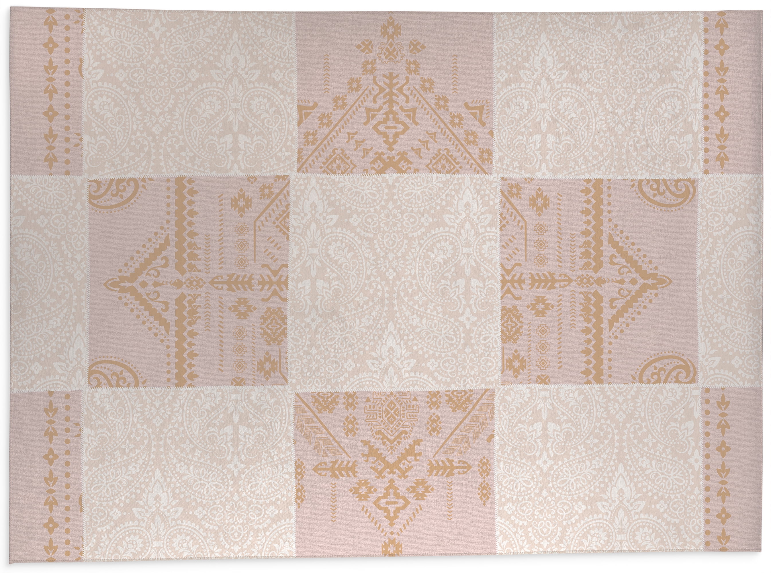 CHECKER PATCH PINK Indoor Floor Mat By Kavka Designs - Walmart.com