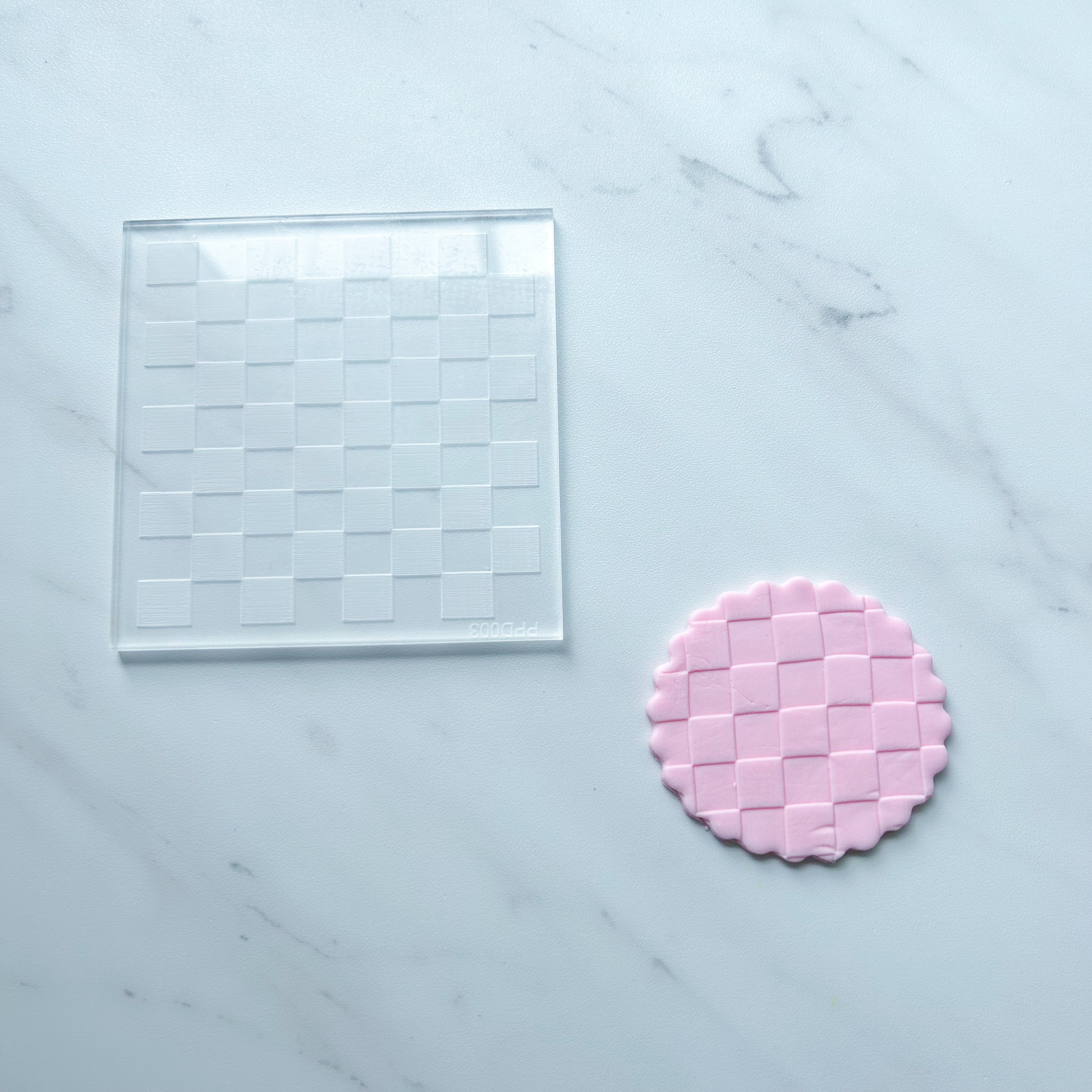 CHECKERBOARD PATTERN PLATE DEBOSSER - Walmart.com
