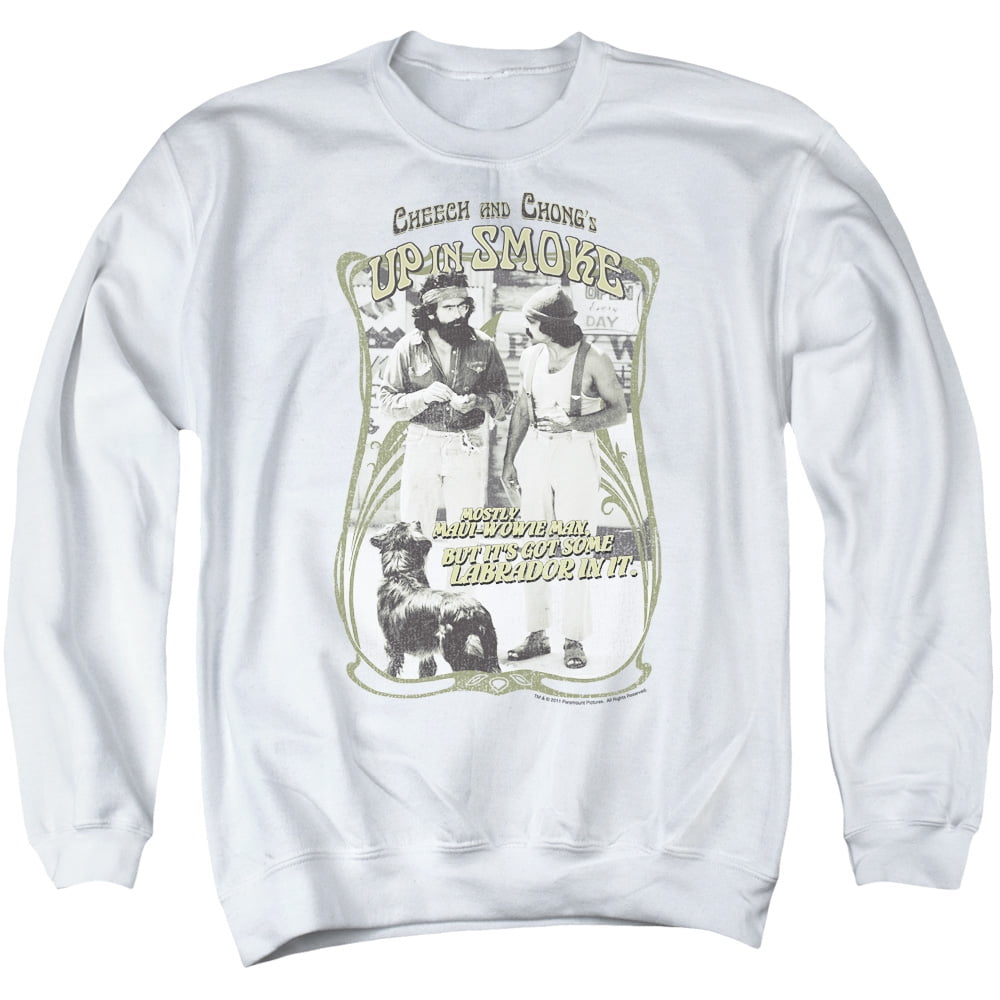 CHEECH & CHONG/LABRADOR - ADULT CREWNECK SWEATSHIRT - WHITE - 3X ...